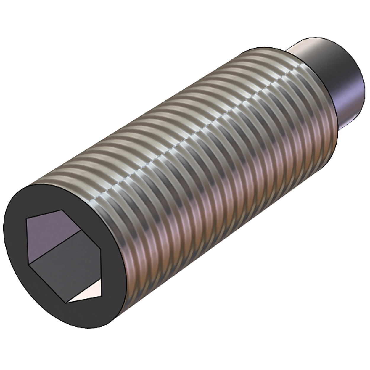 M5 x 15mm ISO 4028 steel screw